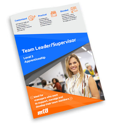 Team Leader Supervisor Apprenticeship Level 3 | MTD Training